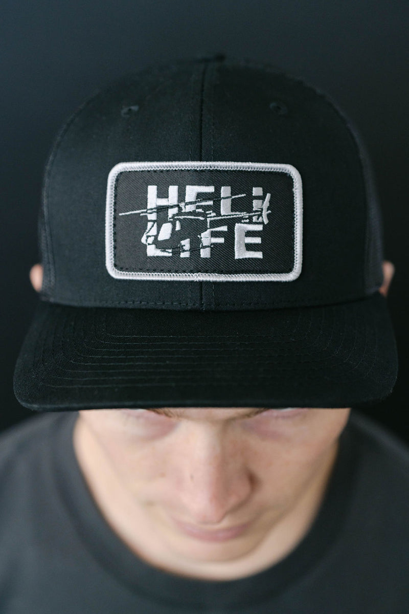 OG snapback | All Black Curved | HELI LIFE – Heli Life